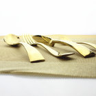 NEWTO KAYA Gold Flatware/Colorful Cutlery/Dinnerware/Silverware with Gold Color